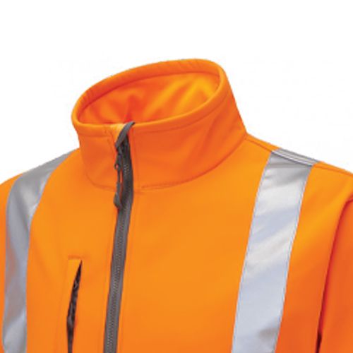 Breathable Classic Hi-Vis Contrast Soft Shell Jacket | CMT Group