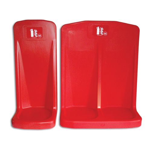 Heavy Duty Double Fire Extinguisher Stand