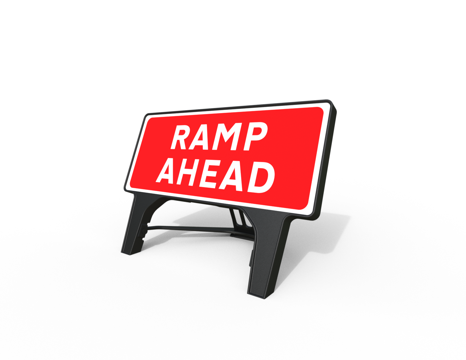 Ramp Ahead Q-Sign | 1050x750mm Rectangle