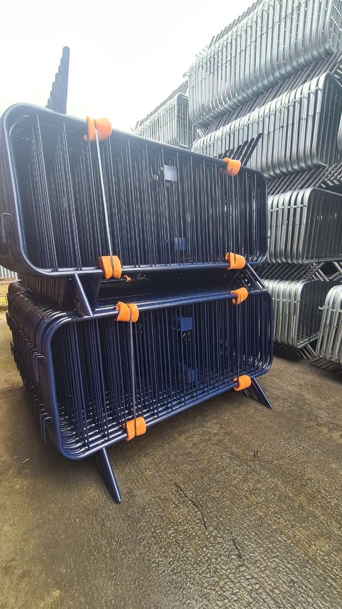 2.3m Metal Pedestrian Barrier Pro - Heavy Duty