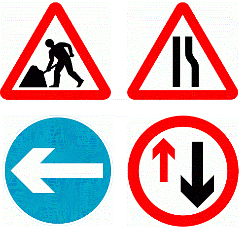 Plastic Q Signs - 750mm| CMT Group