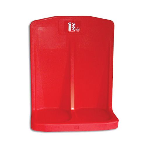 Heavy Duty Double Fire Extinguisher Stand