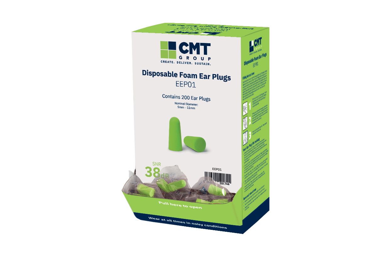 Disposable Foam Ear Plugs - Box of 200 | CMT Group