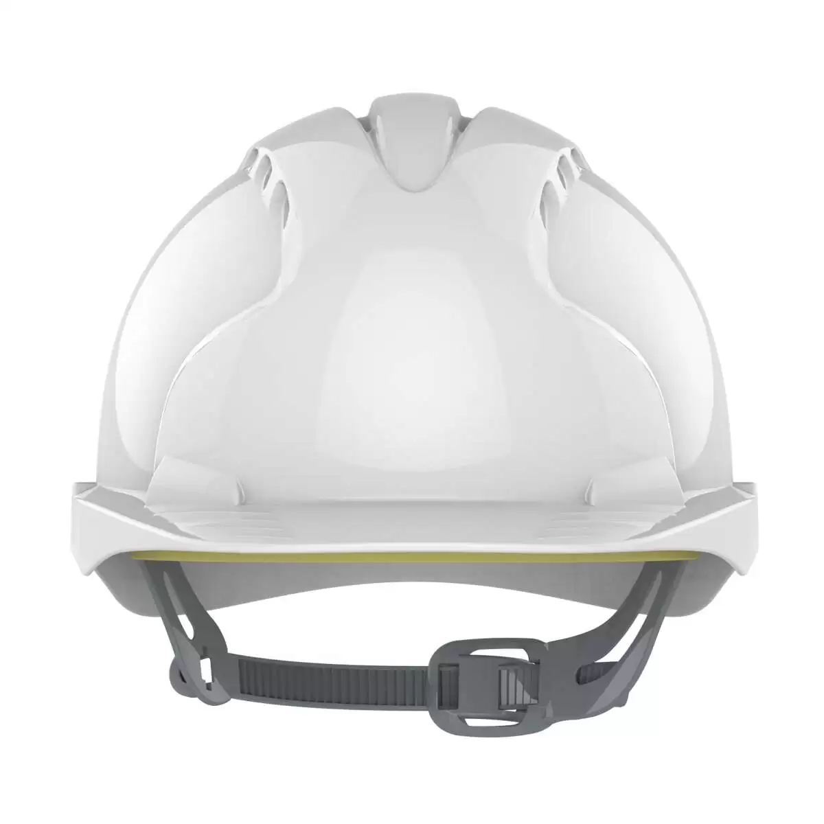 JSP EVO®2 White Slip Ratchet Vented Safety Helmet Mid Peak