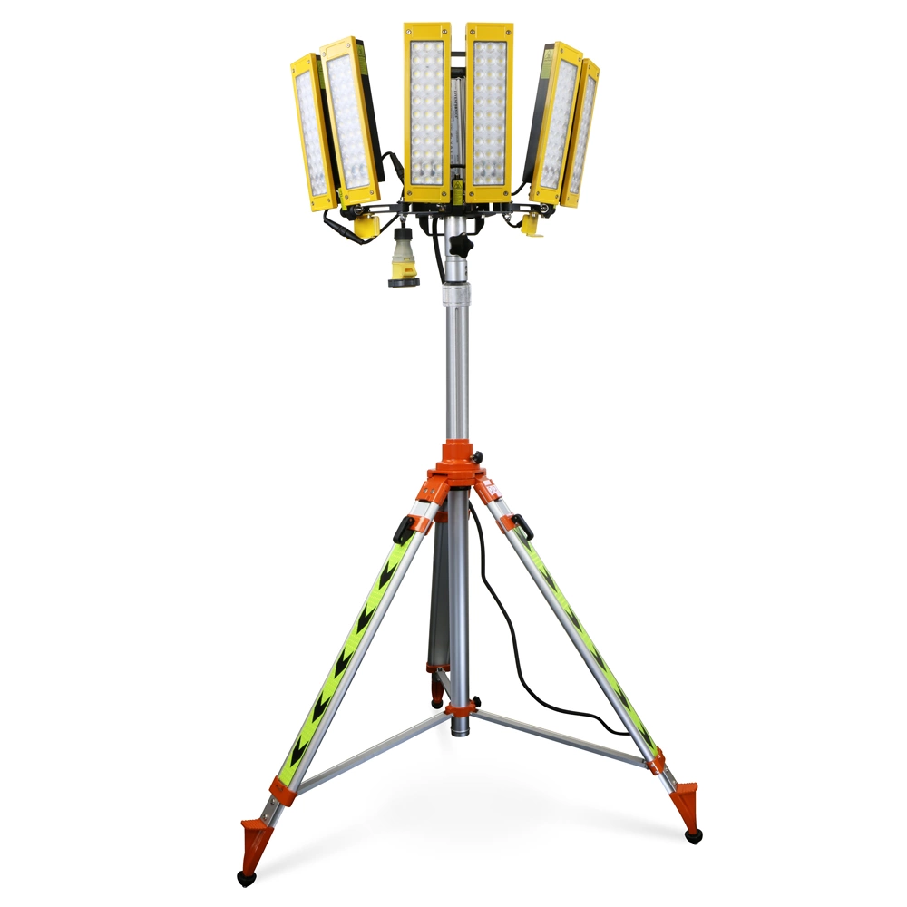 360° TowerLight Workspace Floodlight 600W 6500K c/w 3m Tripod