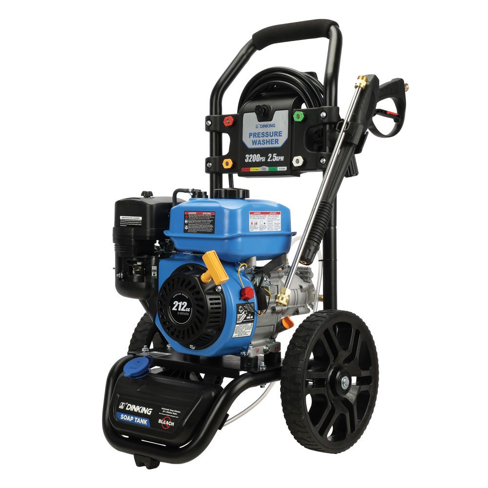 MAX High Pressure Washer 220 Bar c/w Spray Gun & 7.6m Pressure Hose