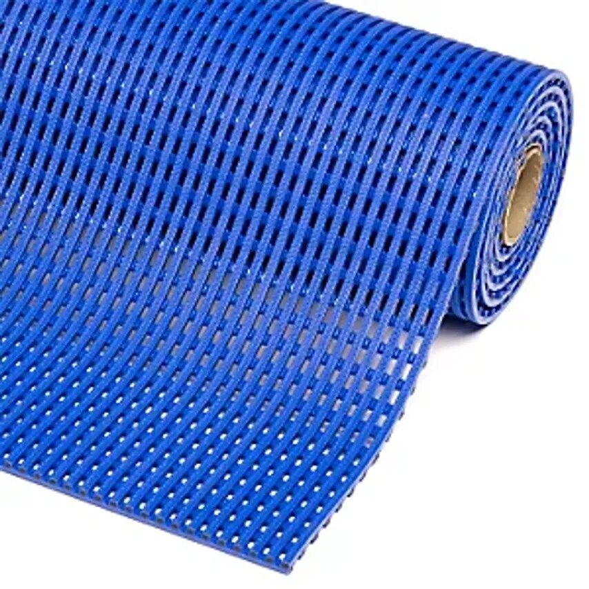 Honeycomb Anti-Slip PVC Walkmat Roll 3.6mm x 0.9m x 15m – Blue