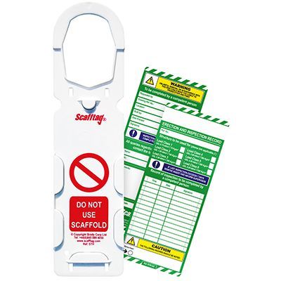 Scafftag Kit - 10 Holders - 20 Inserts - 1 Pen | CMT Group