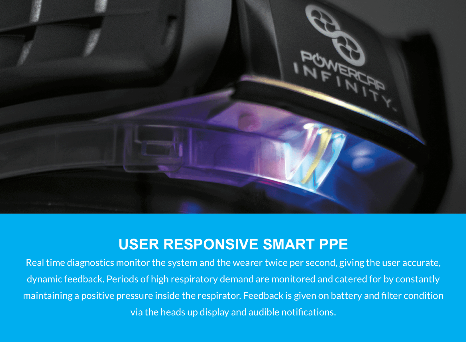 Powercap Infinity Powered Air - Black Helmet | CMT Group