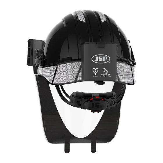 Powercap Infinity Powered Air - Black Helmet | CMT Group