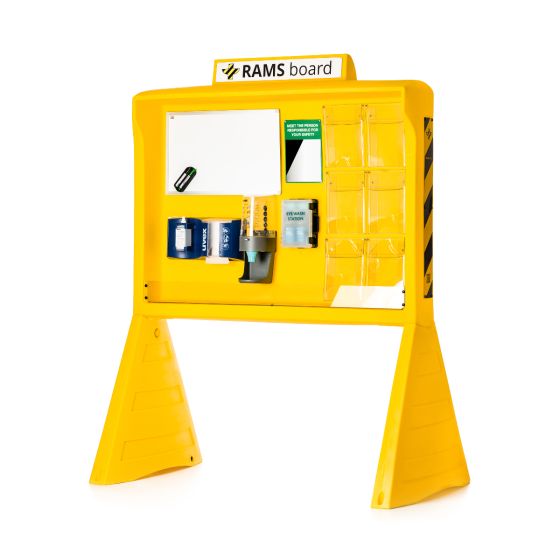 RAMS Board - Yellow Workplace Safety Board