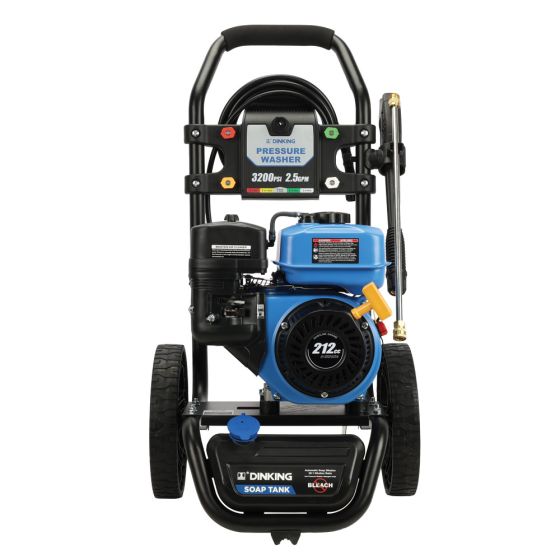 MAX High Pressure Washer 220 Bar c/w Spray Gun & 7.6m Pressure Hose