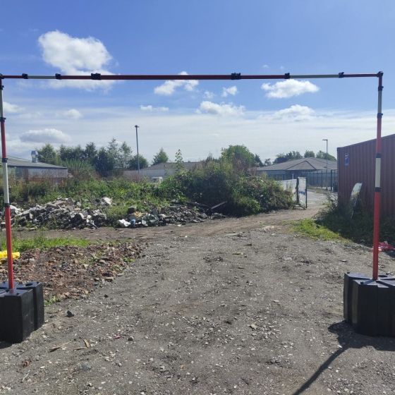 GS6 Telescopic Cantilever Arm Goal Post Kit