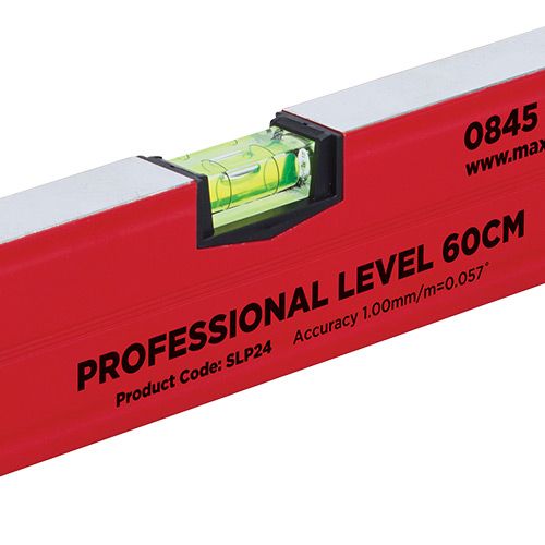 MAX Professional Magnetic Spirit Level (24–72") – Heavy-Duty Aluminium