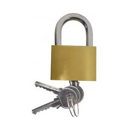 Heavy Duty Brass Padlock Keyed Alike - 50mm