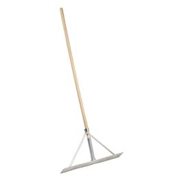 Aluminium Spazzle - 60" Wooden Handle 24 x 4" Blade | CMT Group UK