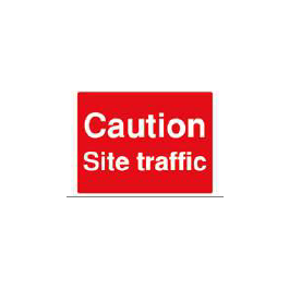 Caution Site Traffic Sign - PVC | CMT Group