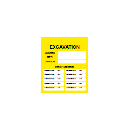 Excavation Information Sign - PVC | CMT Group