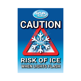 Ice Guardian Reflective Sign - Wall Mounted