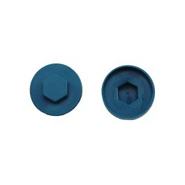 Coloured Cover Caps - Ocean Blue - 16mm - Box of 1000