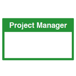 Project Manager Sign - PVC | CMT Group