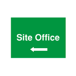 Site Office - Arrow Left Sign - PVC | CMT Group