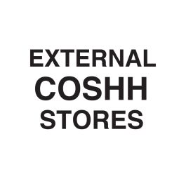 PVC Site Sign - 'EXTERNAL COSHH STORES' | CMT Group