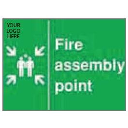 Fire Assembly Point Safety Sign - PVC - 420 x 594mm A2